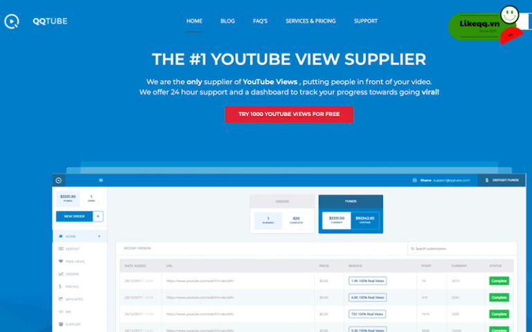 QQTube | Trang web tăng view YouTube miễn phí hiệu quả 2025